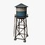 3d Water Tower Model
