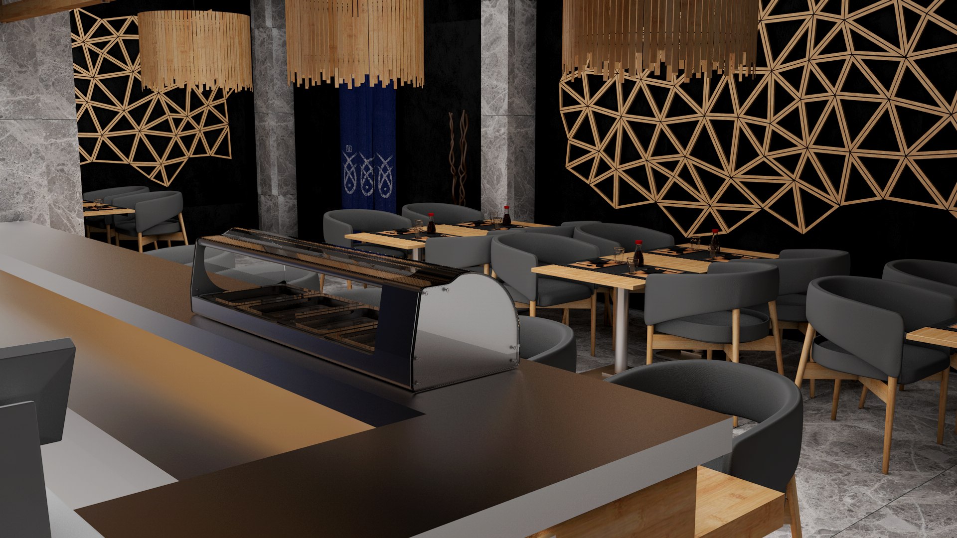 Restaurant Sushi 3D Model - TurboSquid 1490584