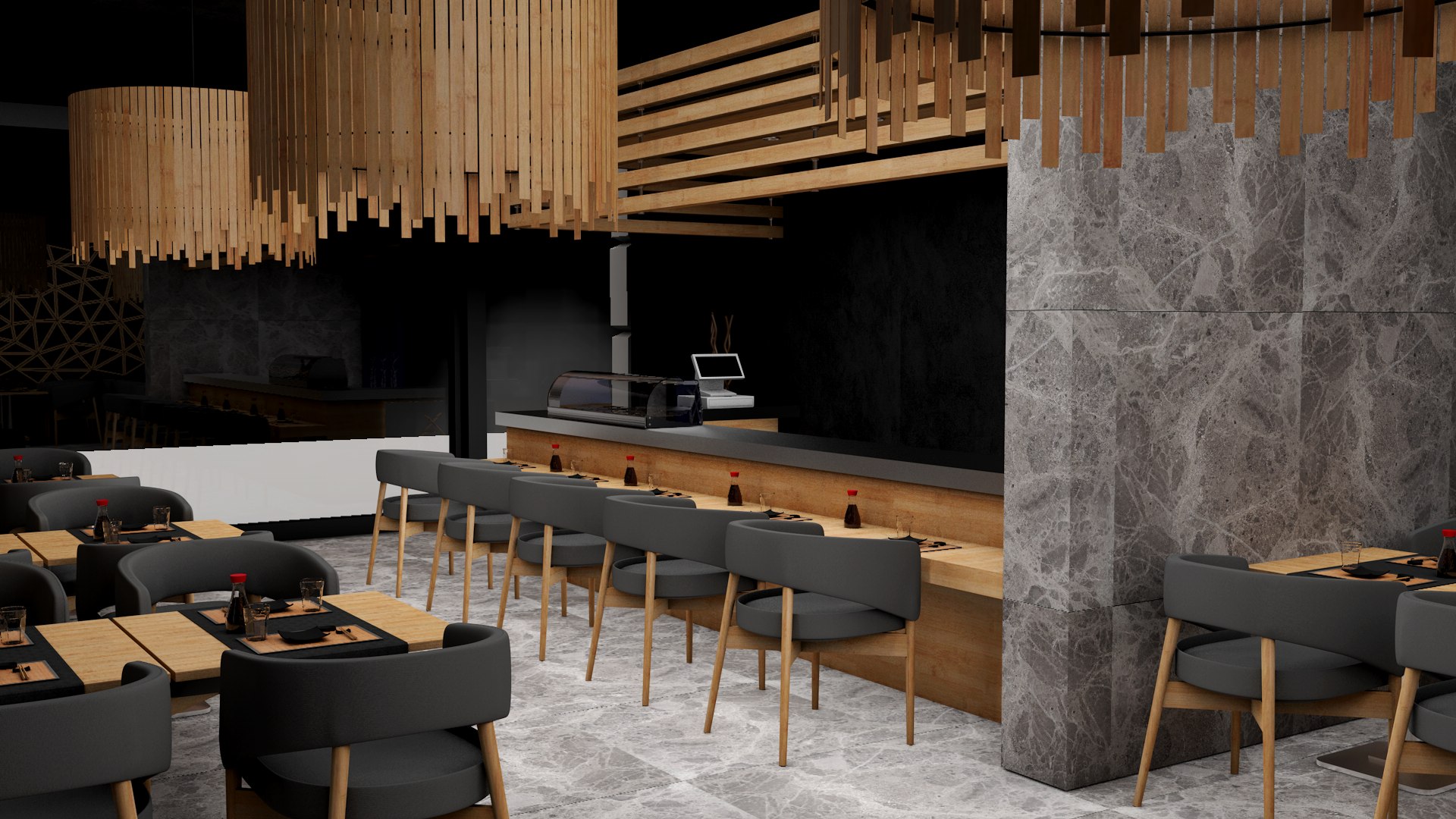 Restaurant Sushi 3D Model - TurboSquid 1490584