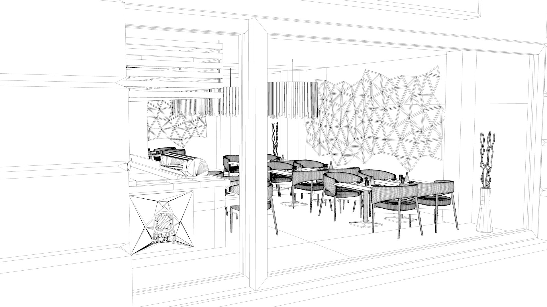 Restaurant Sushi 3D Model - TurboSquid 1490584