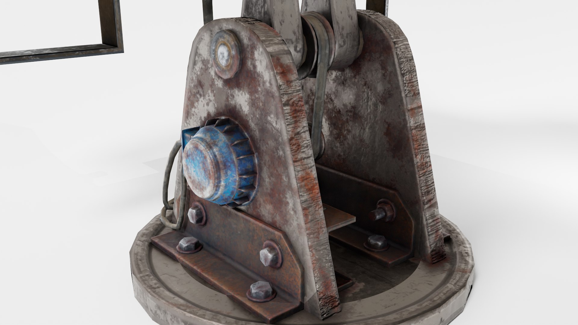 Shotgun double barrel turret post-apocalypse da1 3D model - TurboSquid ...