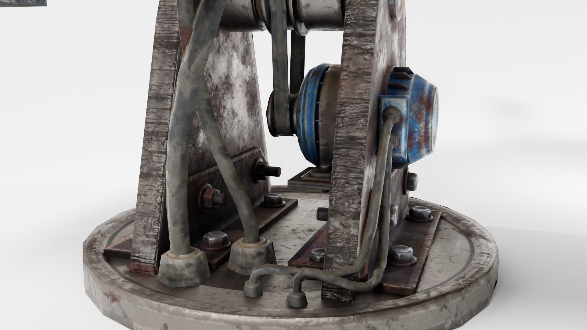 Shotgun double barrel turret post-apocalypse da1 3D model - TurboSquid ...