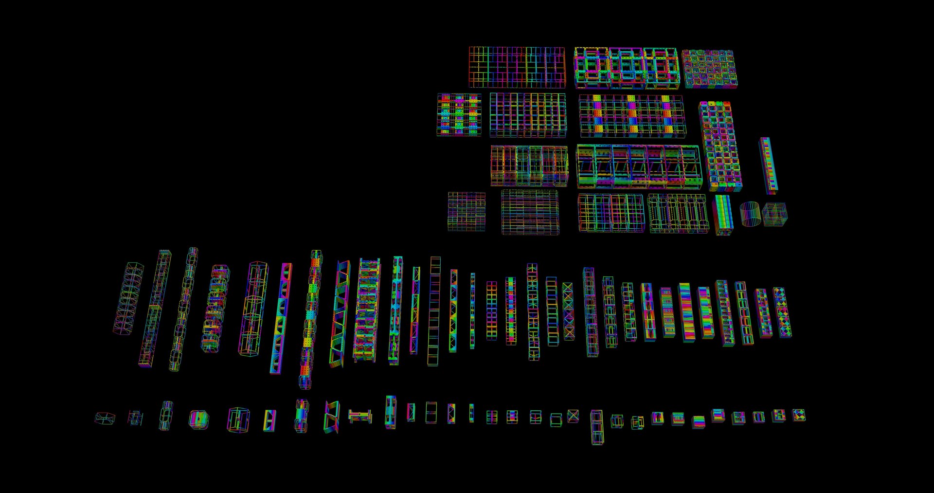 3D METAL STRIP Kitbash - TurboSquid 1786424