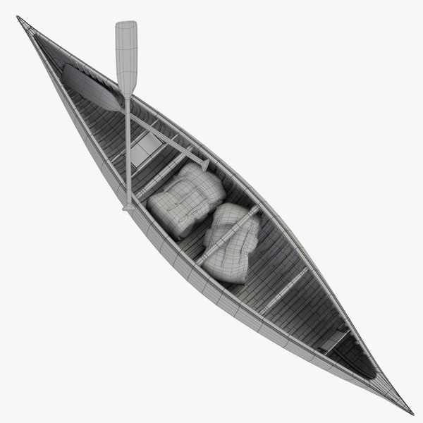 3d model canoe