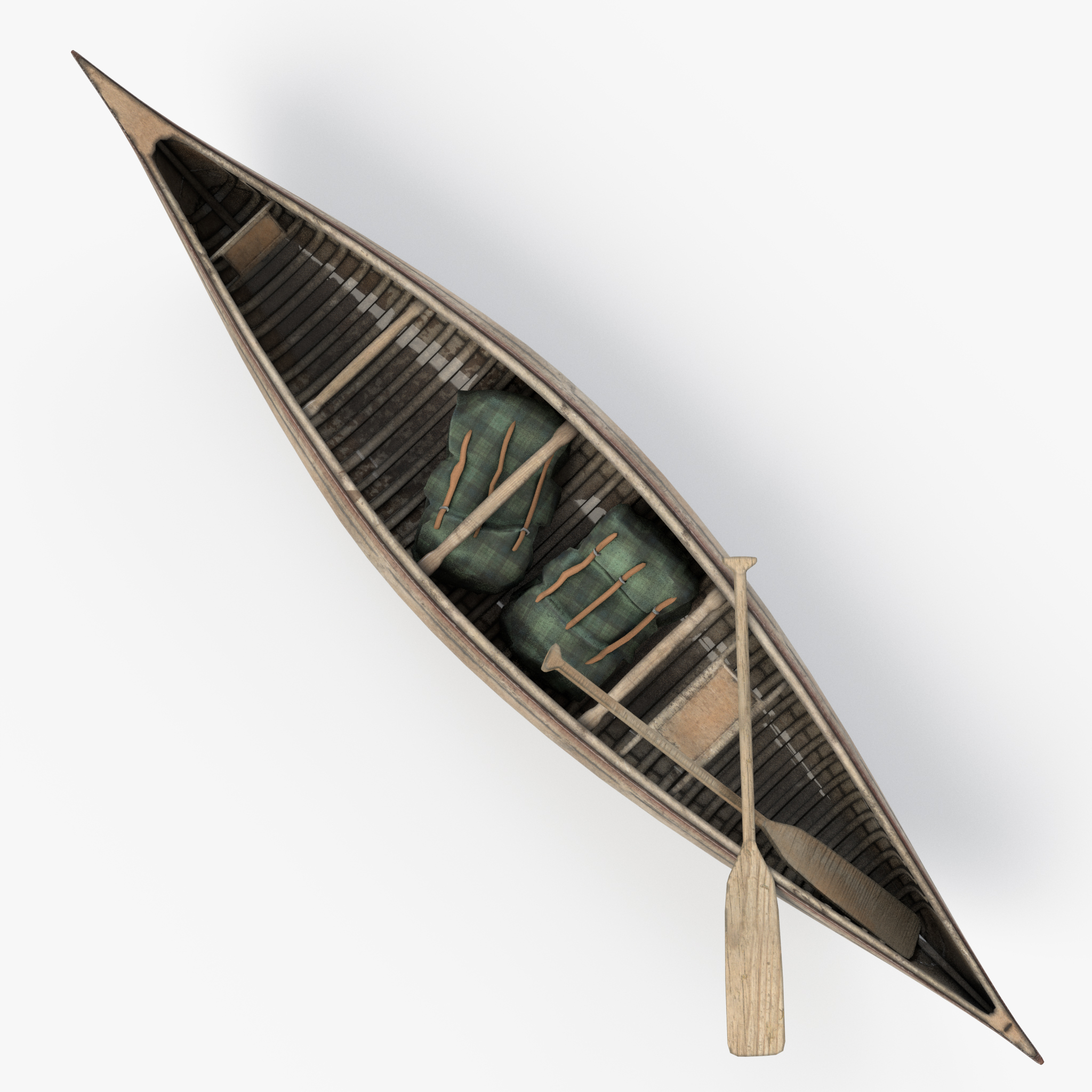 3d model canoe