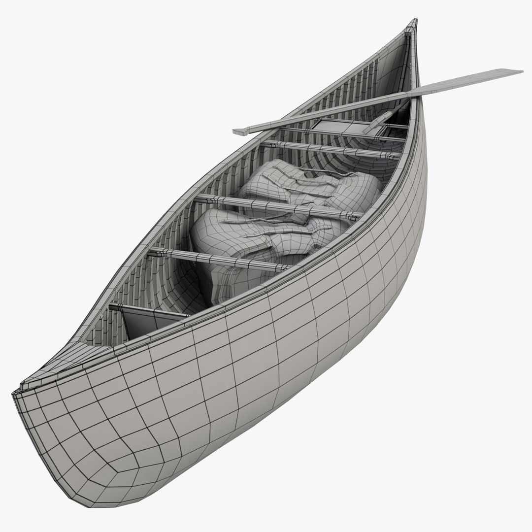 3d Model Canoe