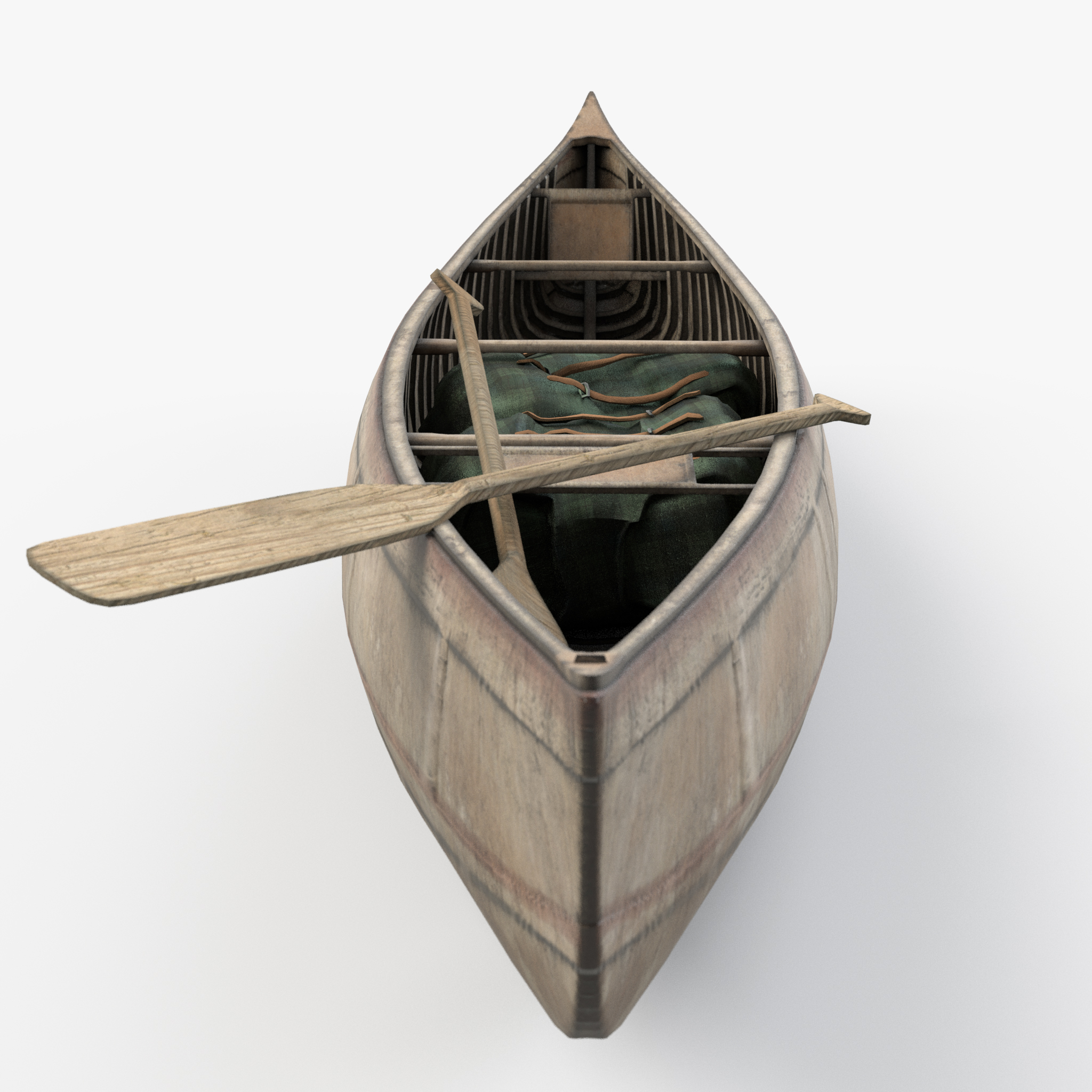 3d model canoe