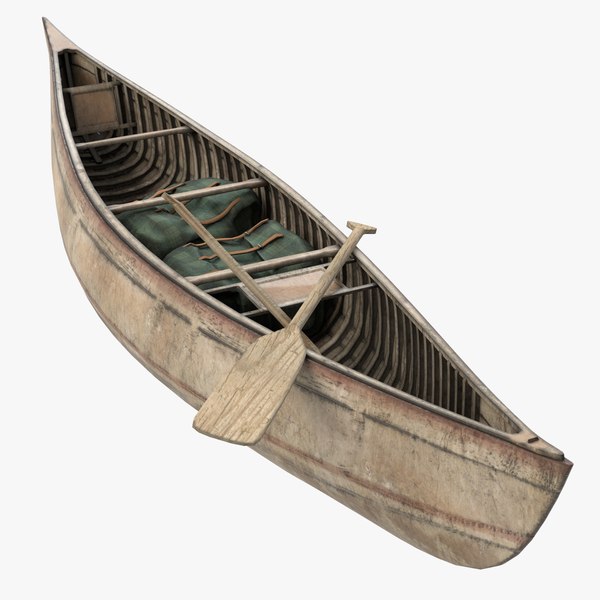 3d model canoe