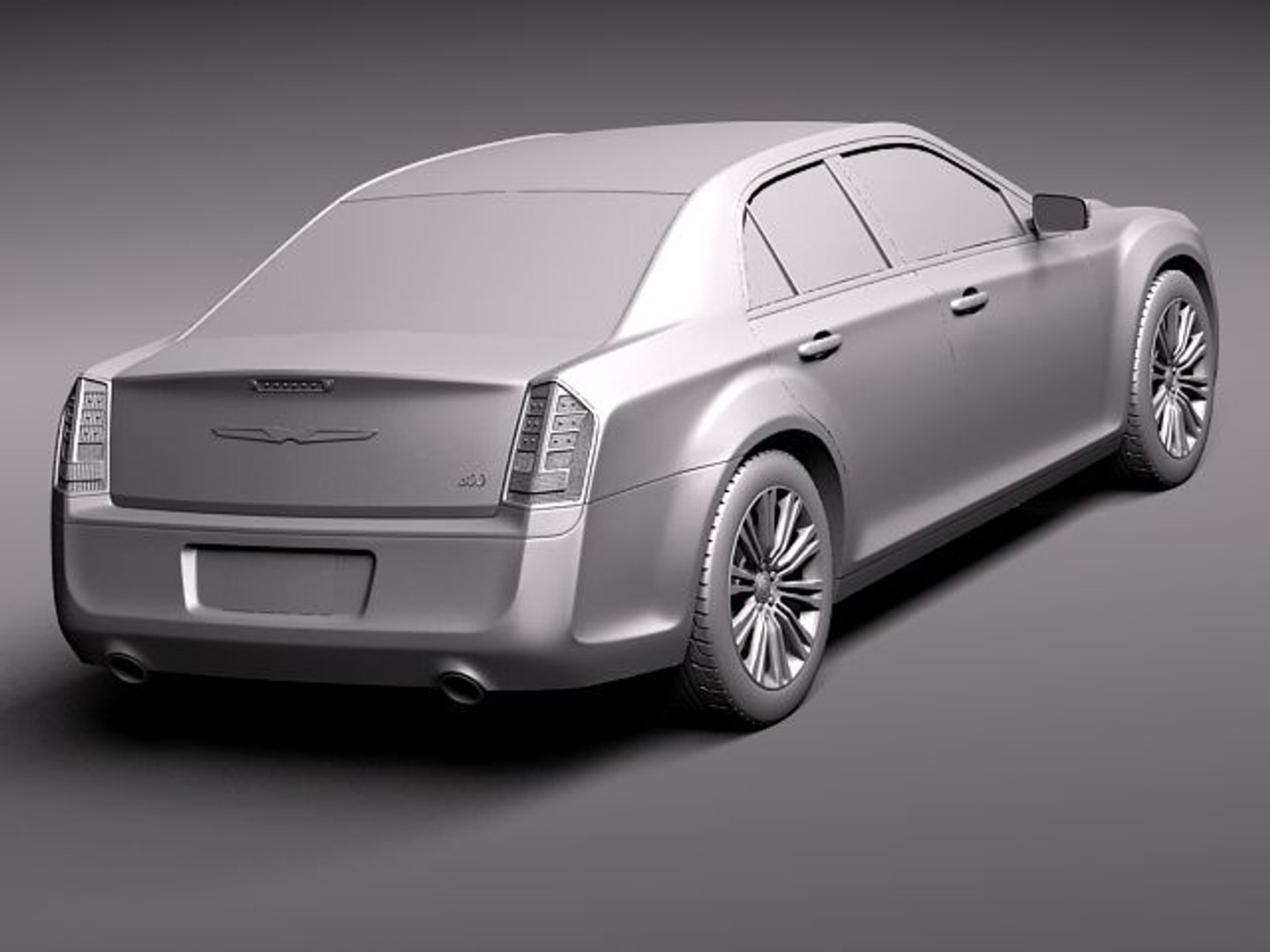 3d Model Chrysler 300c 300 C