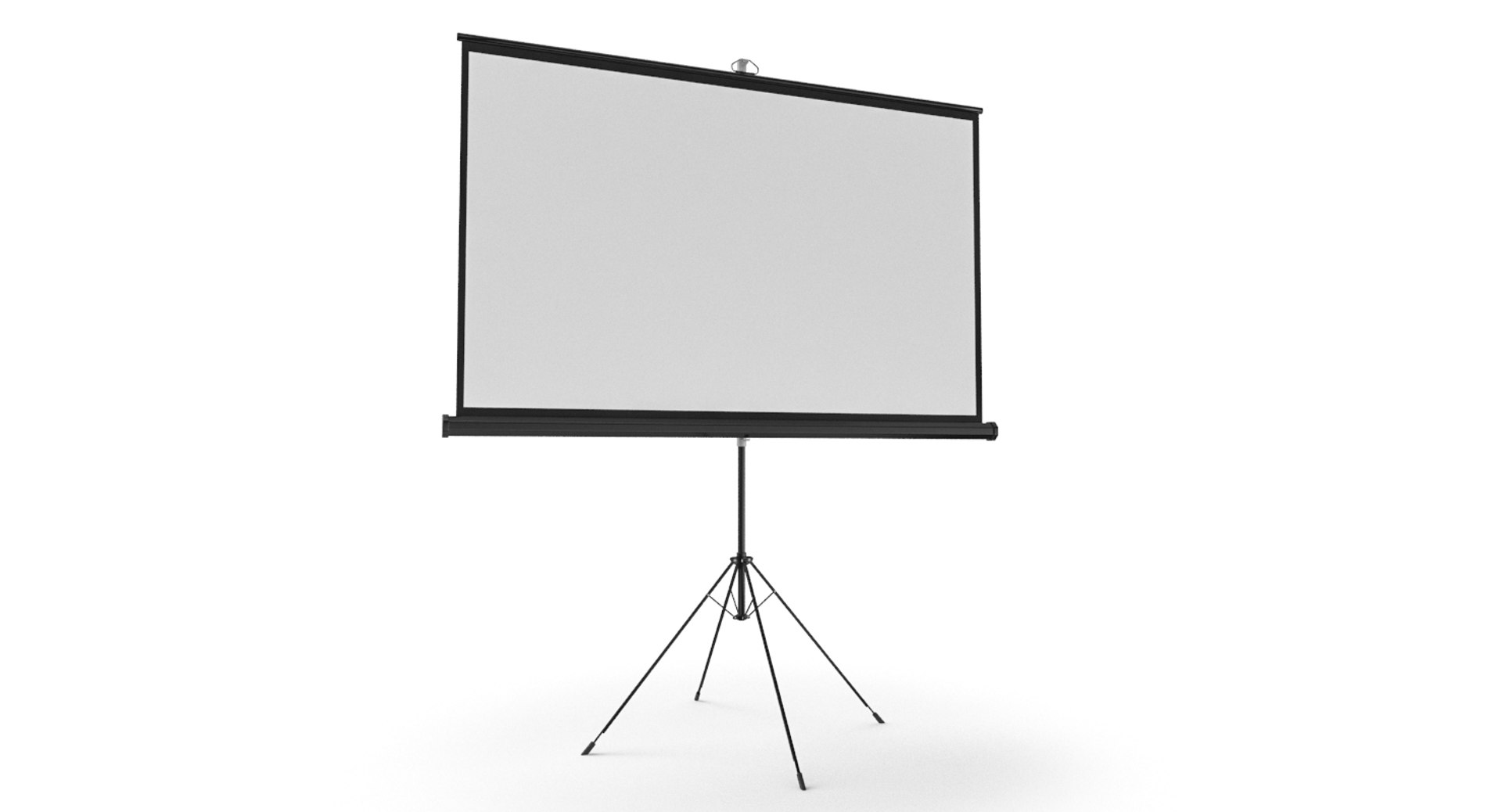 Stand Projector Screen 3D Model - TurboSquid 1431740