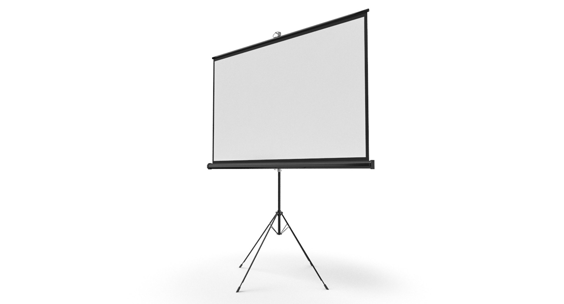 Stand projector screen 3D model - TurboSquid 1431740