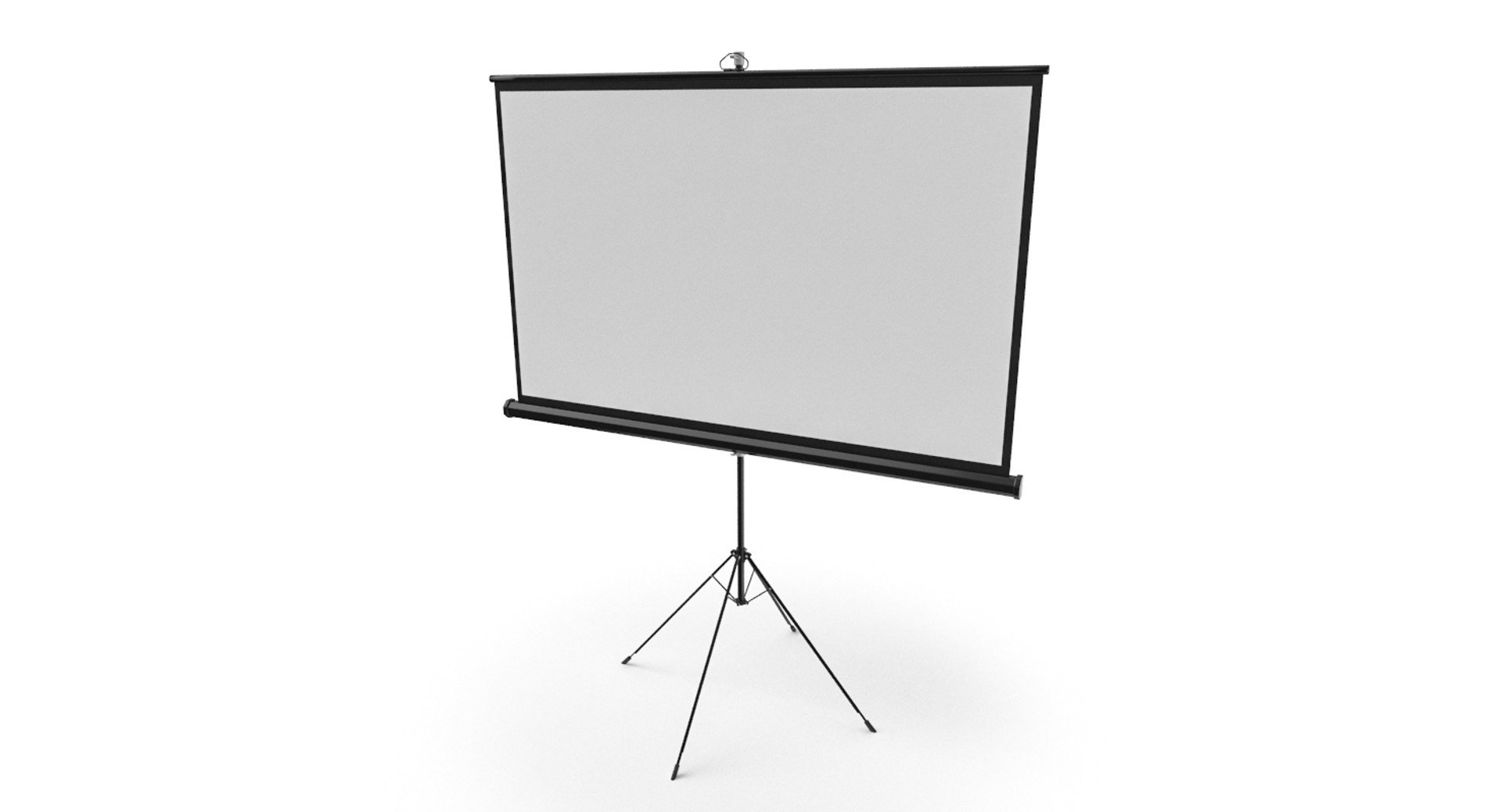 Stand Projector Screen 3D Model - TurboSquid 1431740