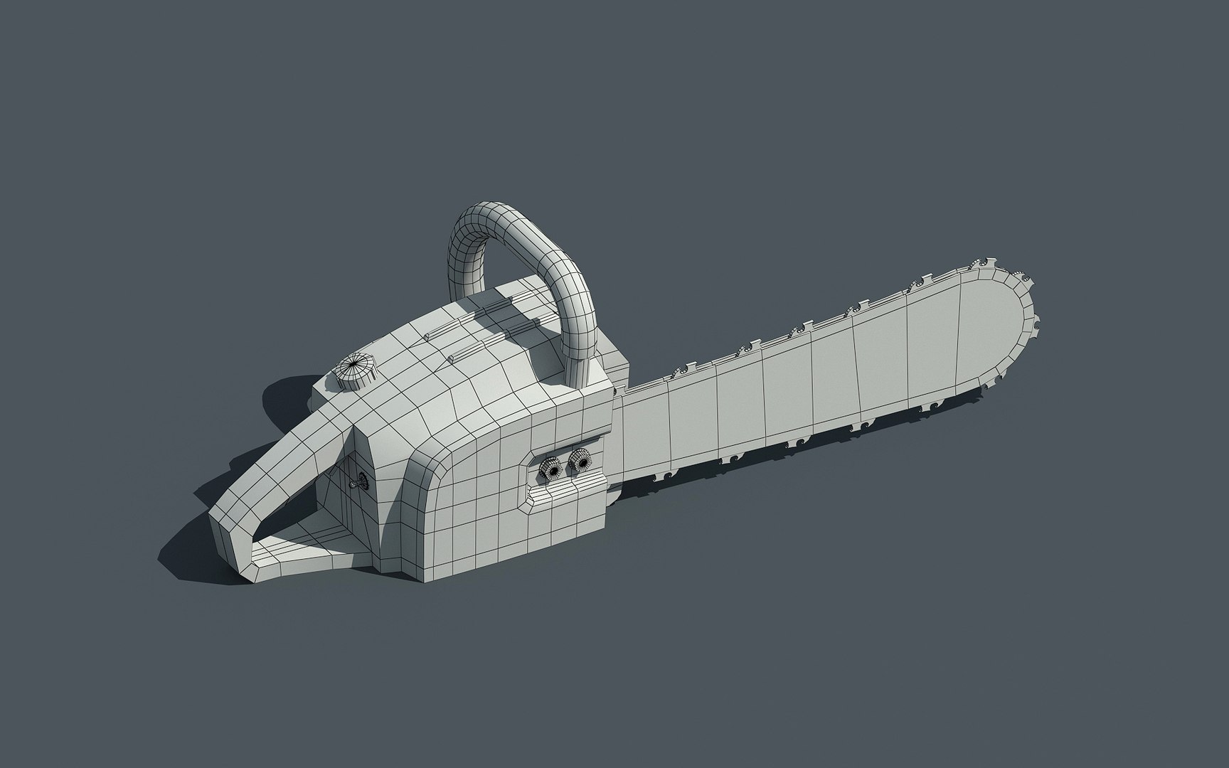 Chainsaw Low Poly 3D Model - TurboSquid 1727505