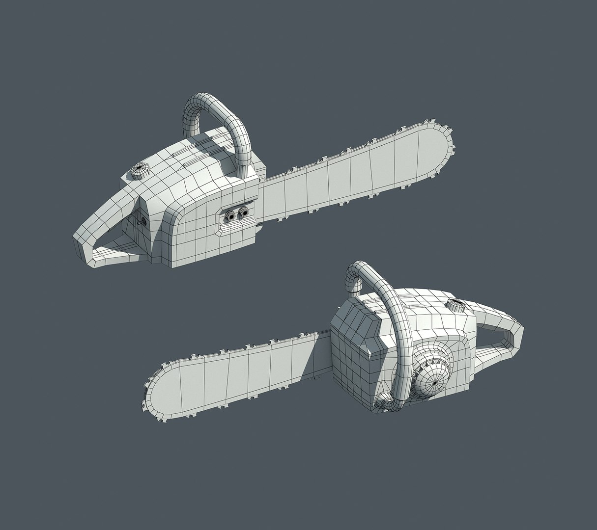Chainsaw Low Poly 3D Model - TurboSquid 1727505