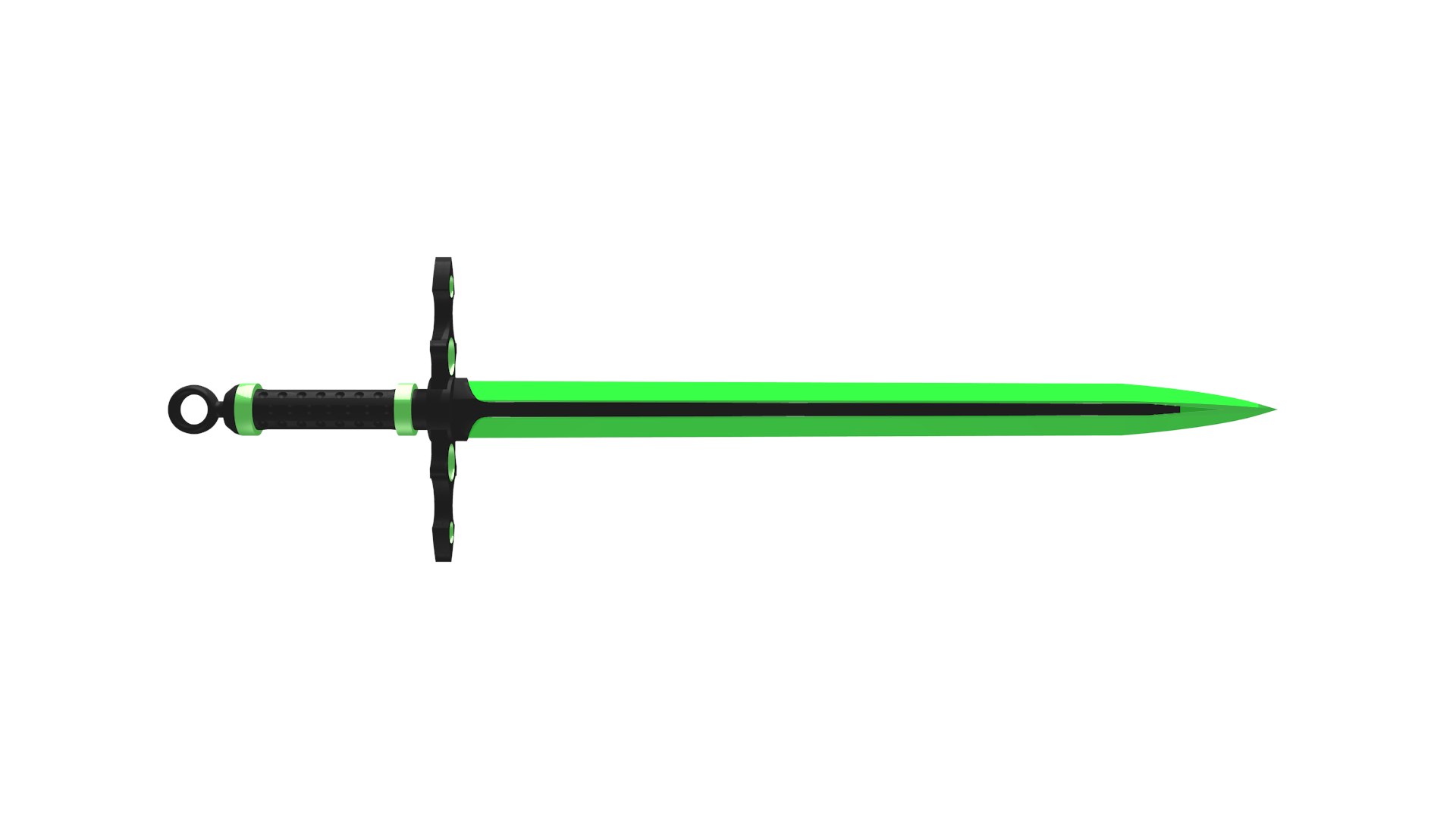 Emerald Sword 3D Model - TurboSquid 1810576