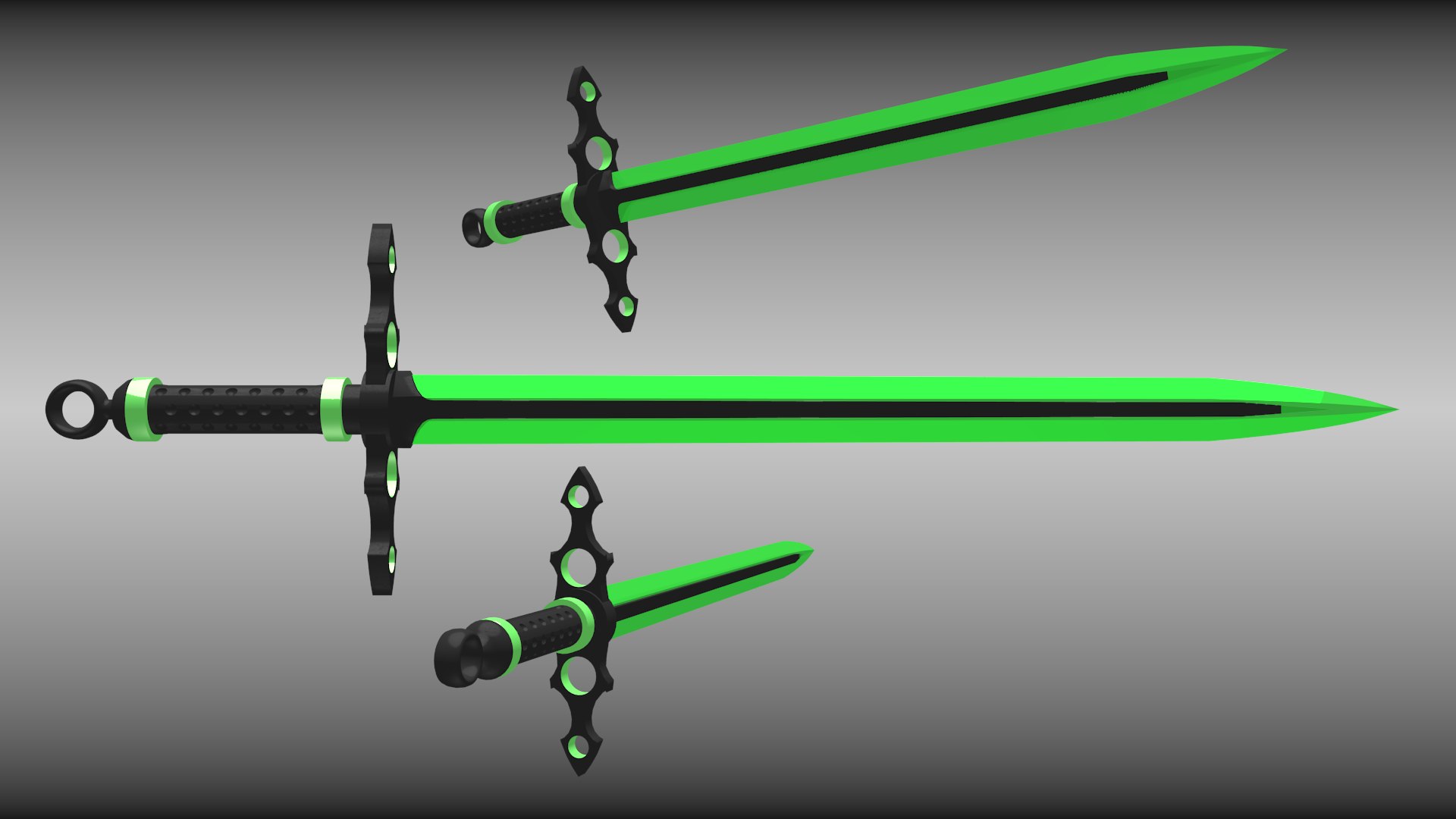 Emerald Sword 3D Model - TurboSquid 1810576