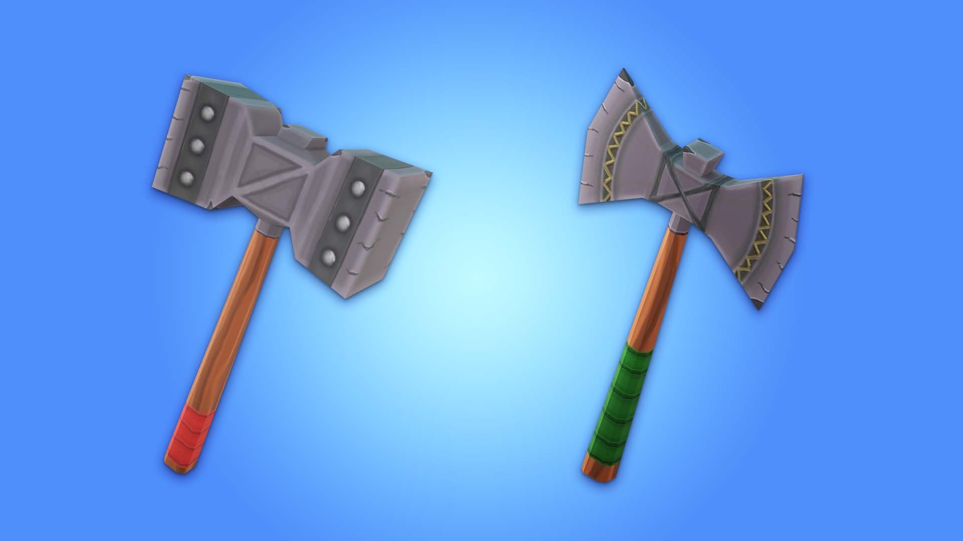 Lowpoly RPG Weapons Game Asset 3D Model - TurboSquid 1926045