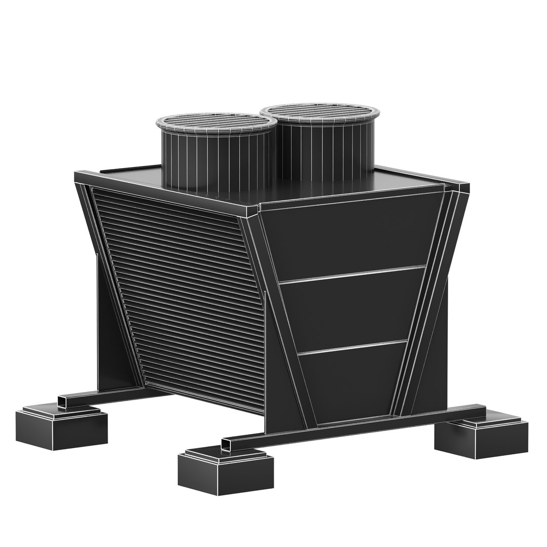 3D Model Rooftop Unit 6 - TurboSquid 2303861
