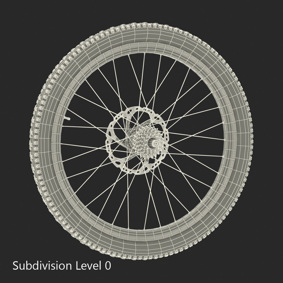 3d bicycle wheel
