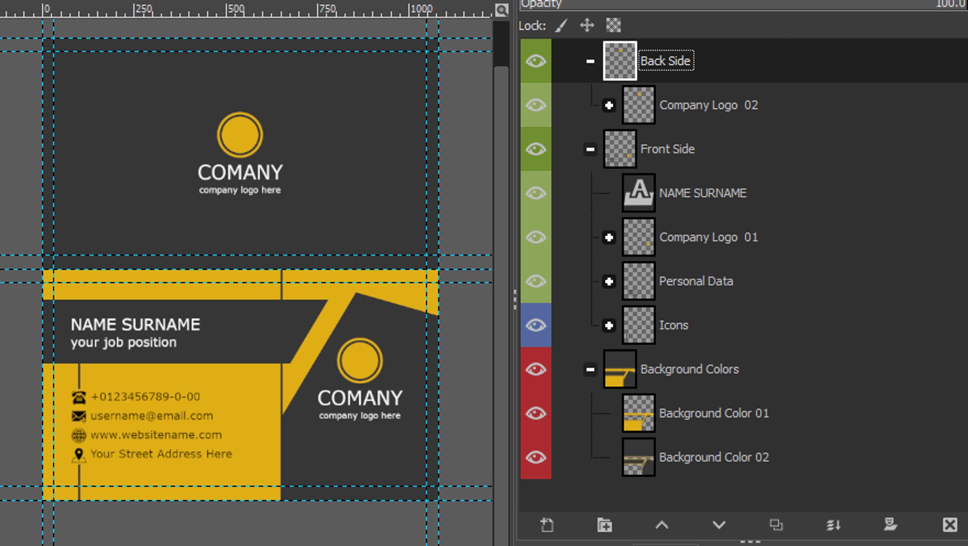 Business Card Model - TurboSquid 1663520