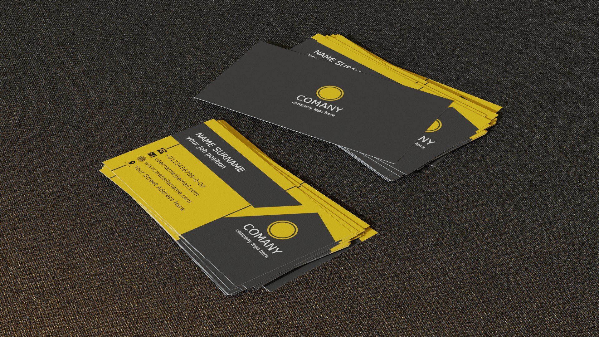 Business Card Model - TurboSquid 1663520