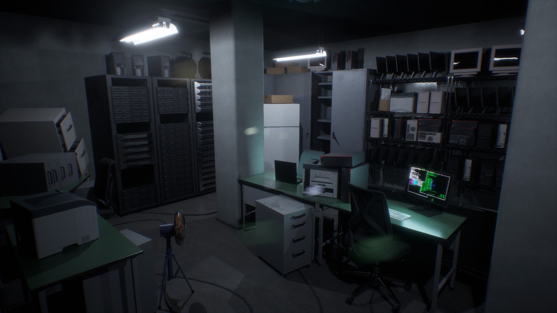 3D Hackers Office - TurboSquid 2165380