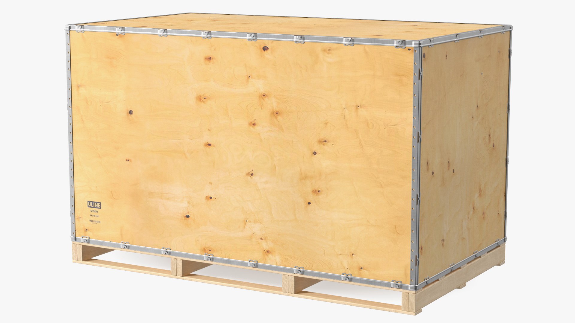 Export Shipment Wooden Container 84x48 Inches 3D model - TurboSquid 2115350