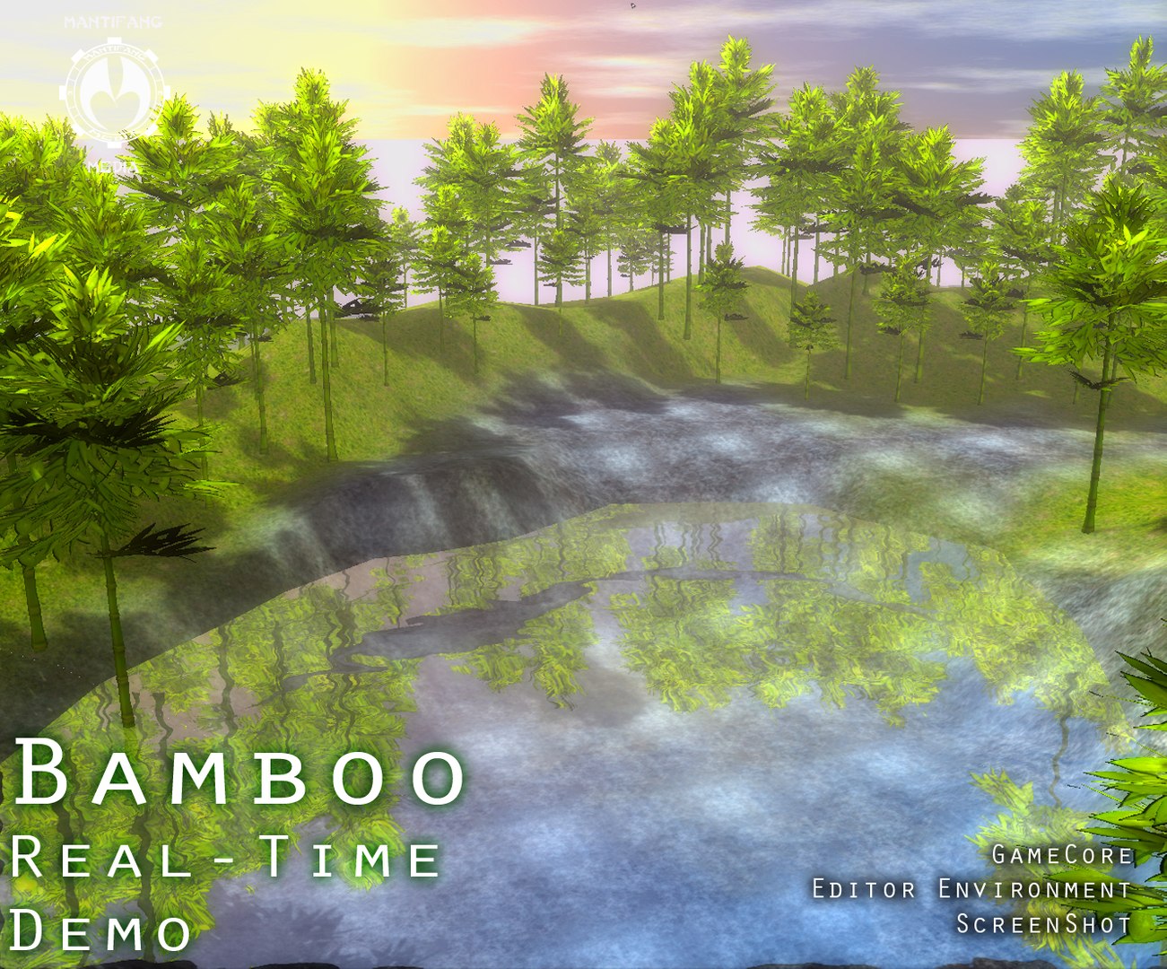 3d model bamboo tree pack