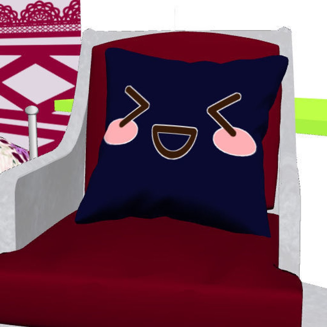 Free 3D Decorative Kawaii Pillows - TurboSquid 1543064