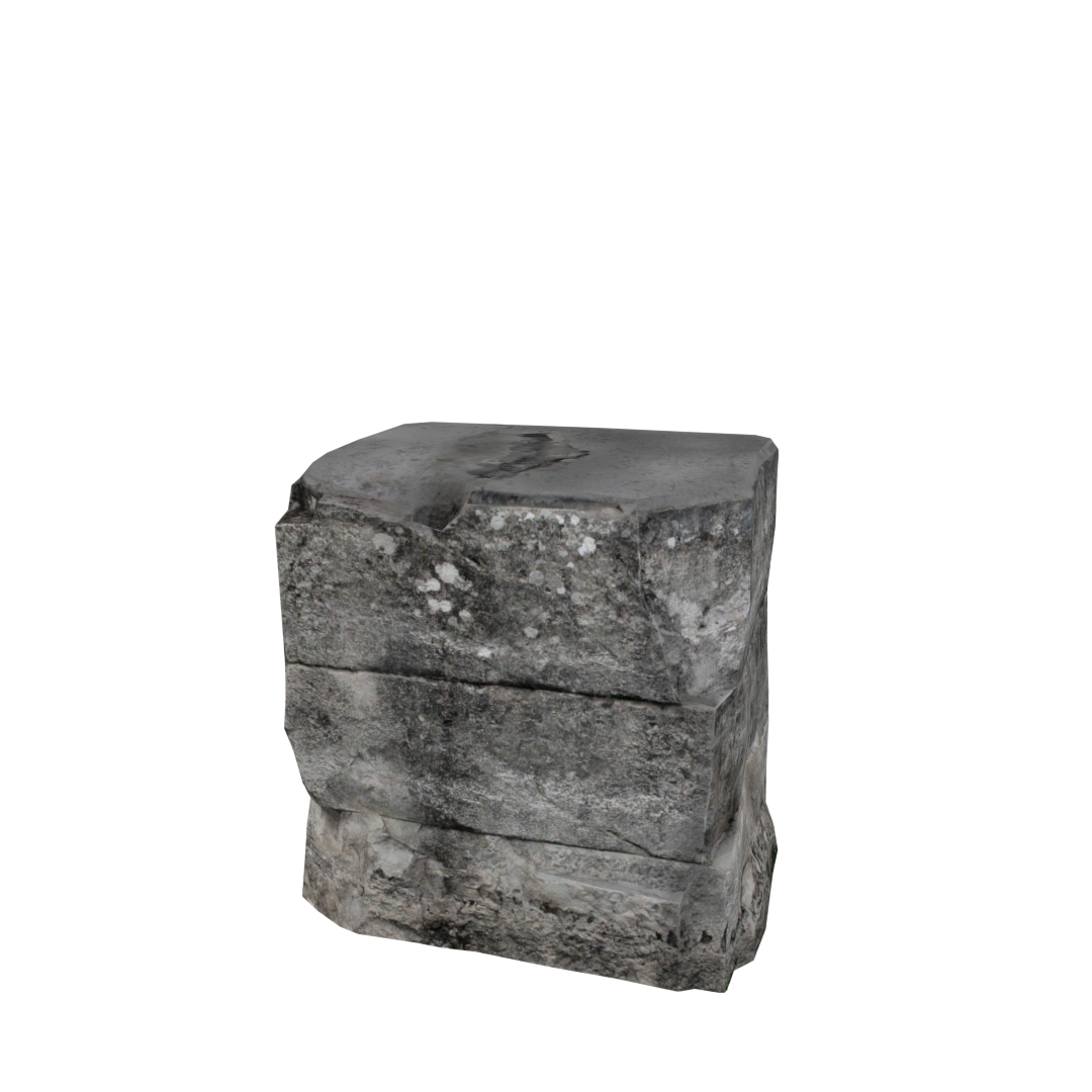stone block 1 3d model