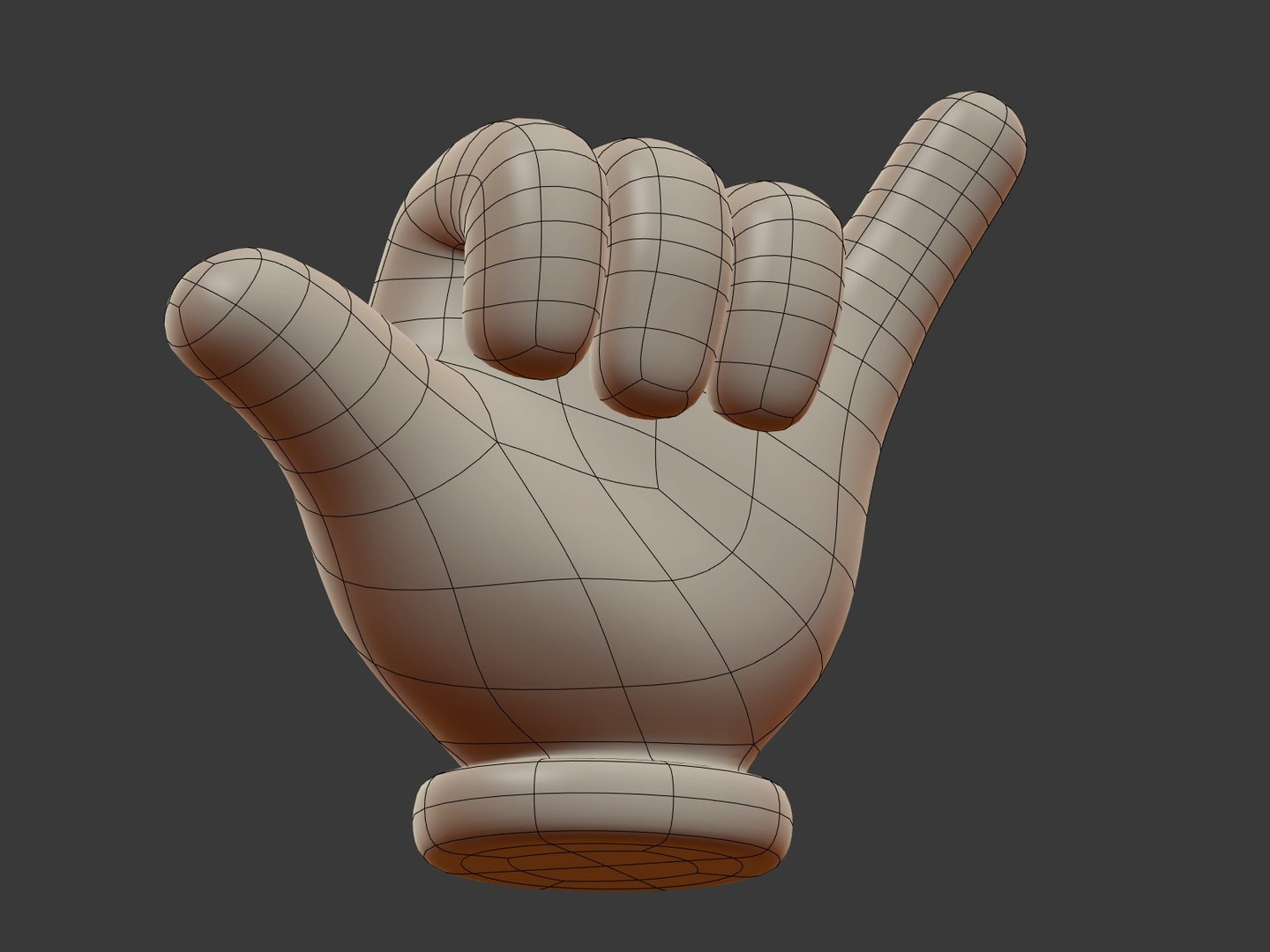 Cartoon Hand 3D Model - TurboSquid 1368094