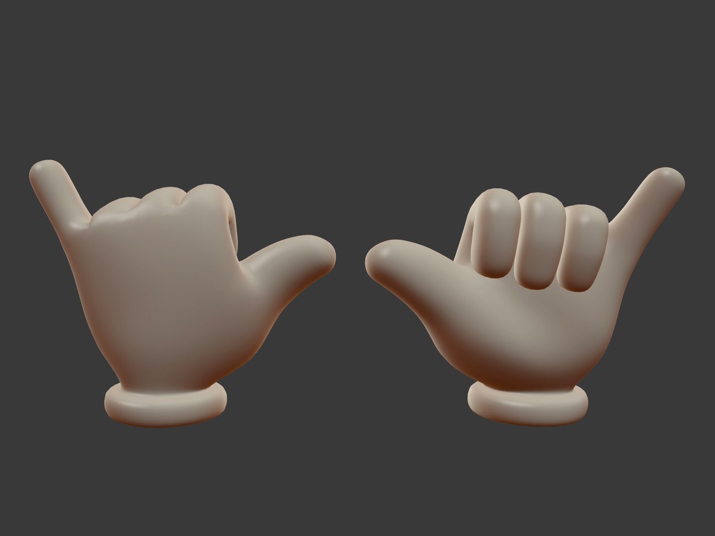 Cartoon Hand 3D Model - TurboSquid 1368094