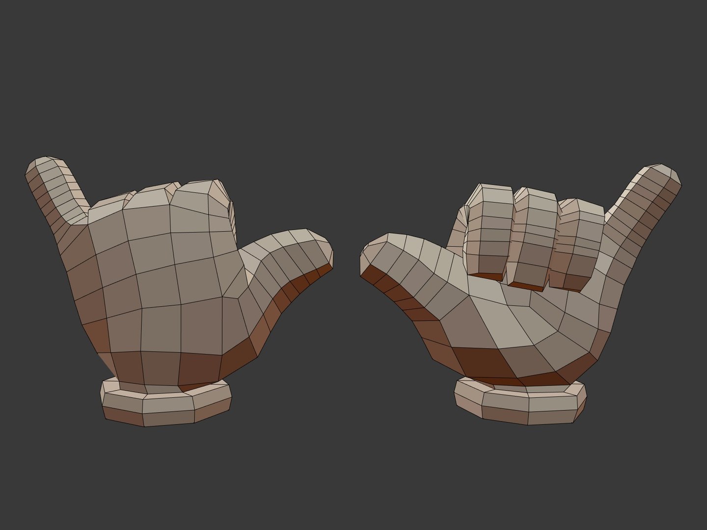 Cartoon Hand 3D Model - TurboSquid 1368094