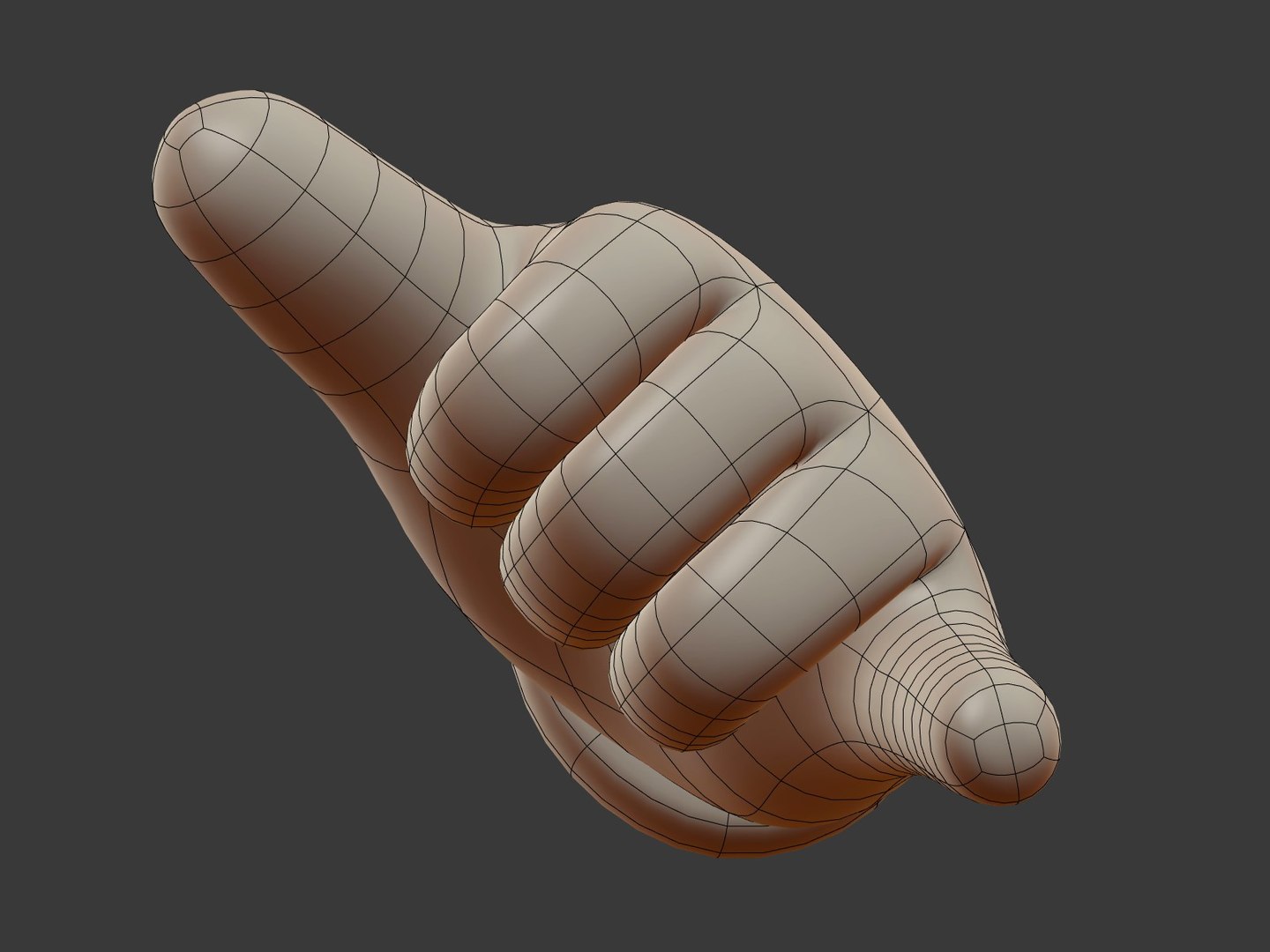 Cartoon Hand 3D Model - TurboSquid 1368094