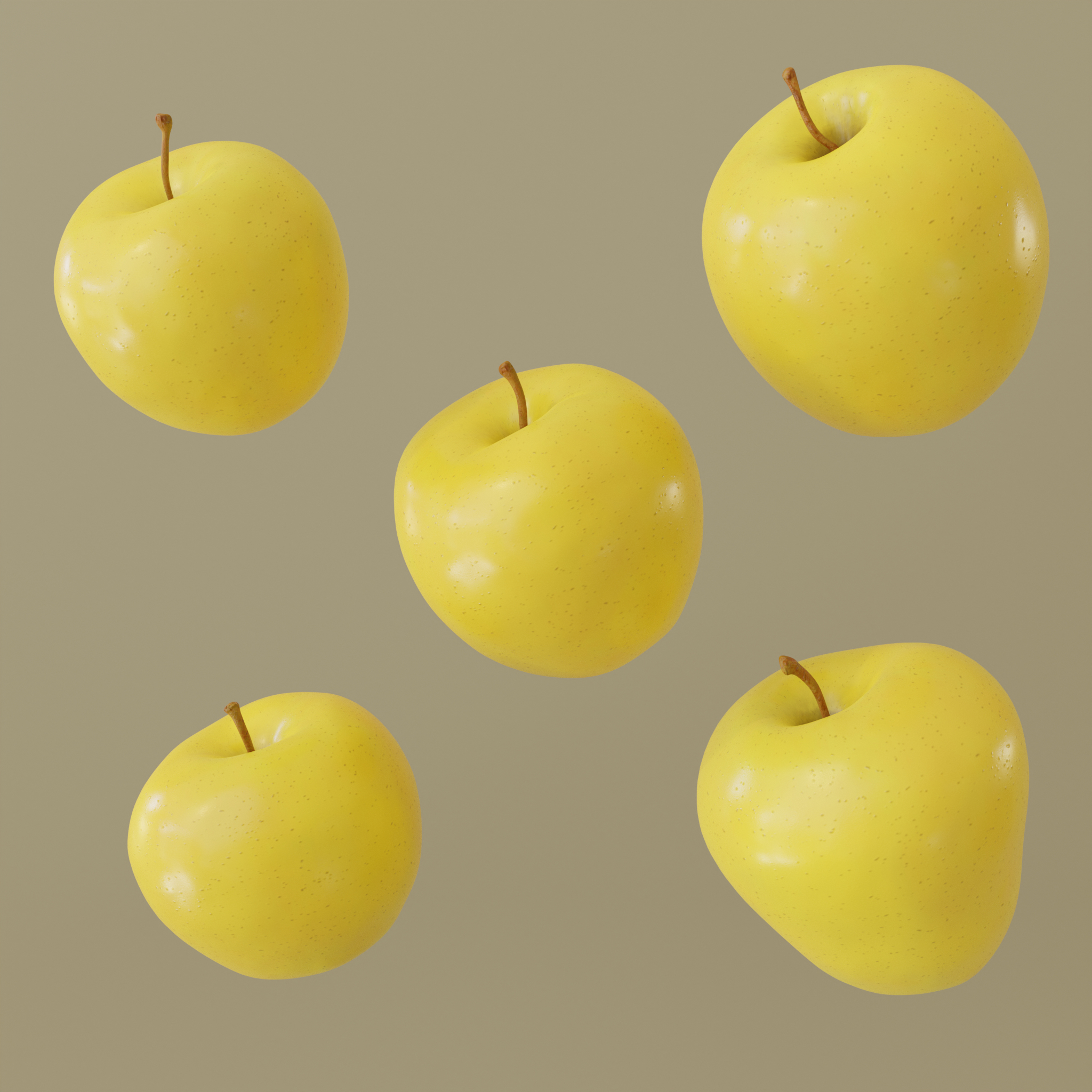 3D model Apples - TurboSquid 1845564