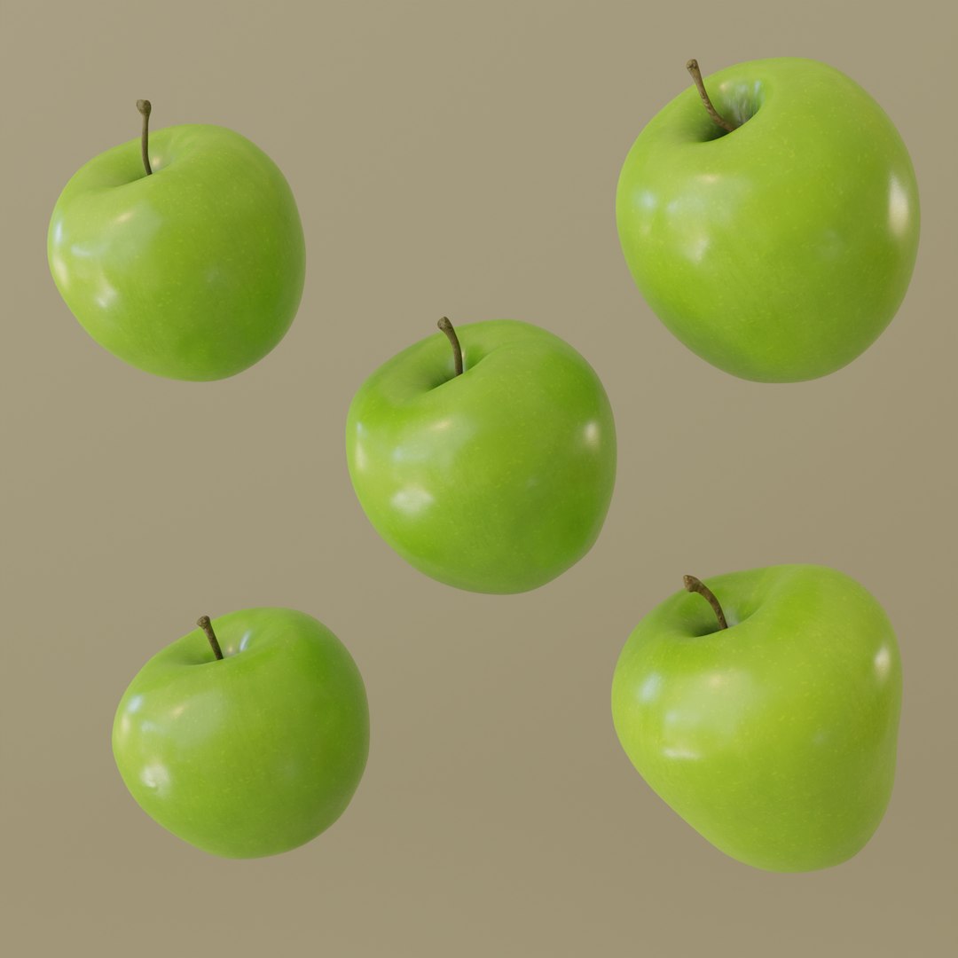 3D Model Apples - TurboSquid 1845564