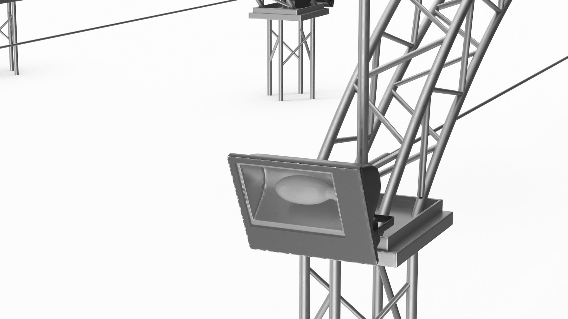 3D Truss Arch Lighting Rig Structure - TurboSquid 2302468