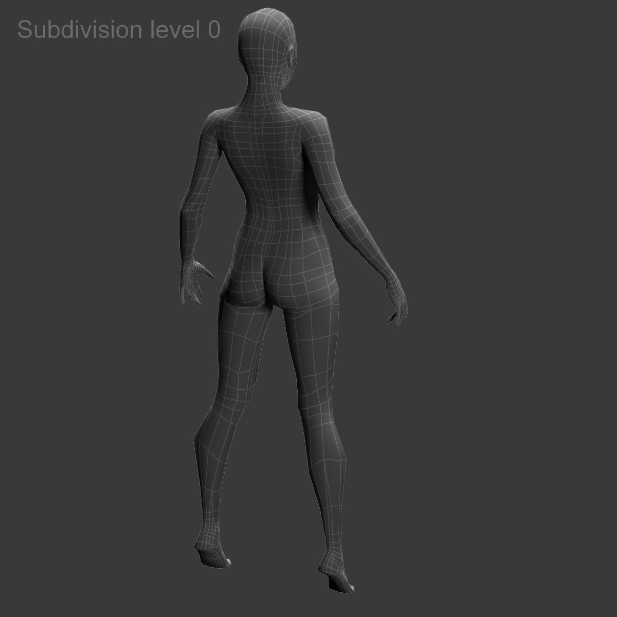 woman girl human 3d max