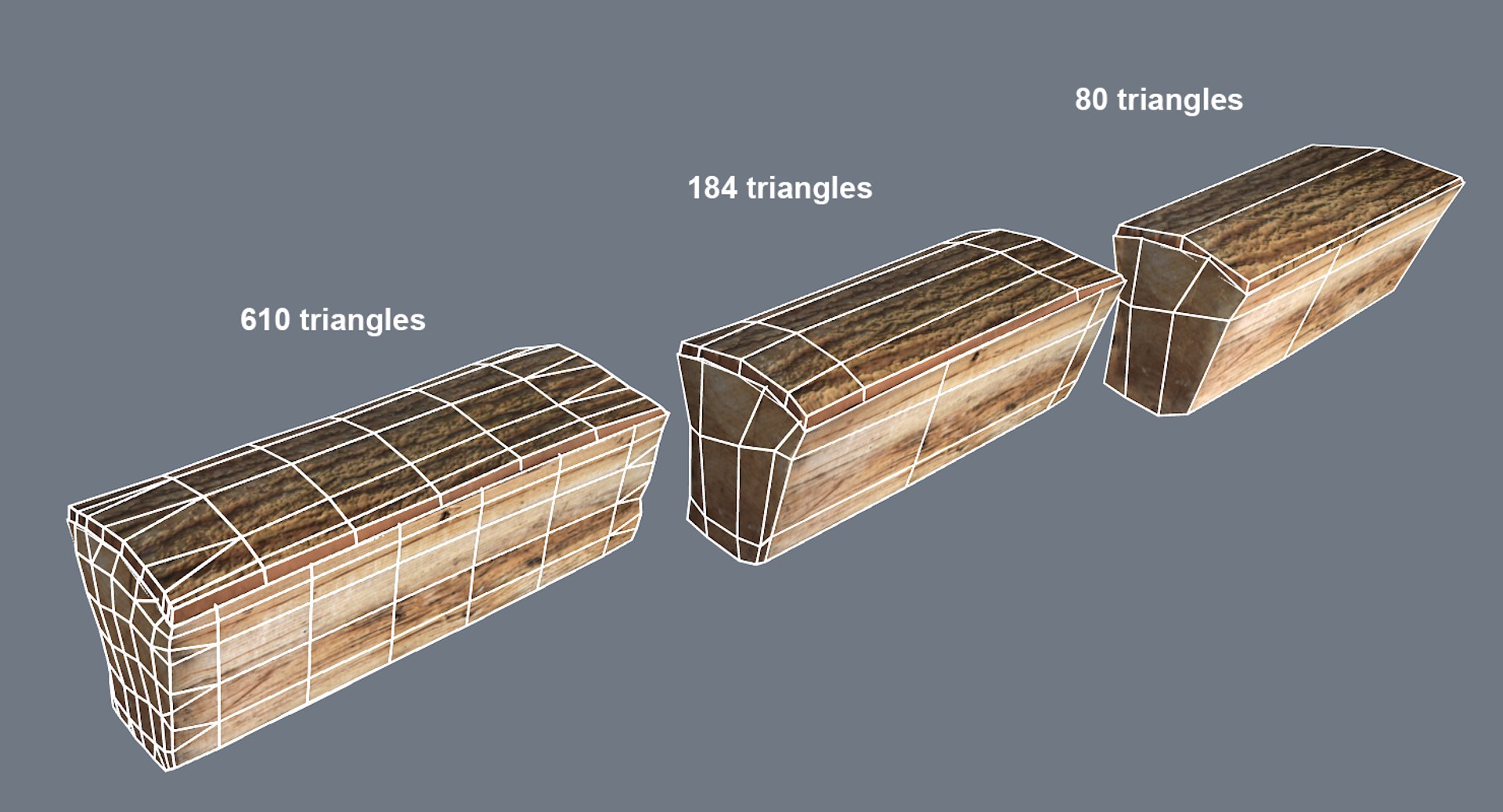 Wood Logs 3d Model