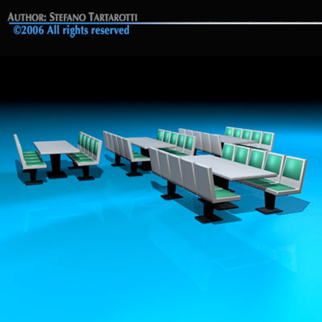 Coffee Restaurant Tables Dxf