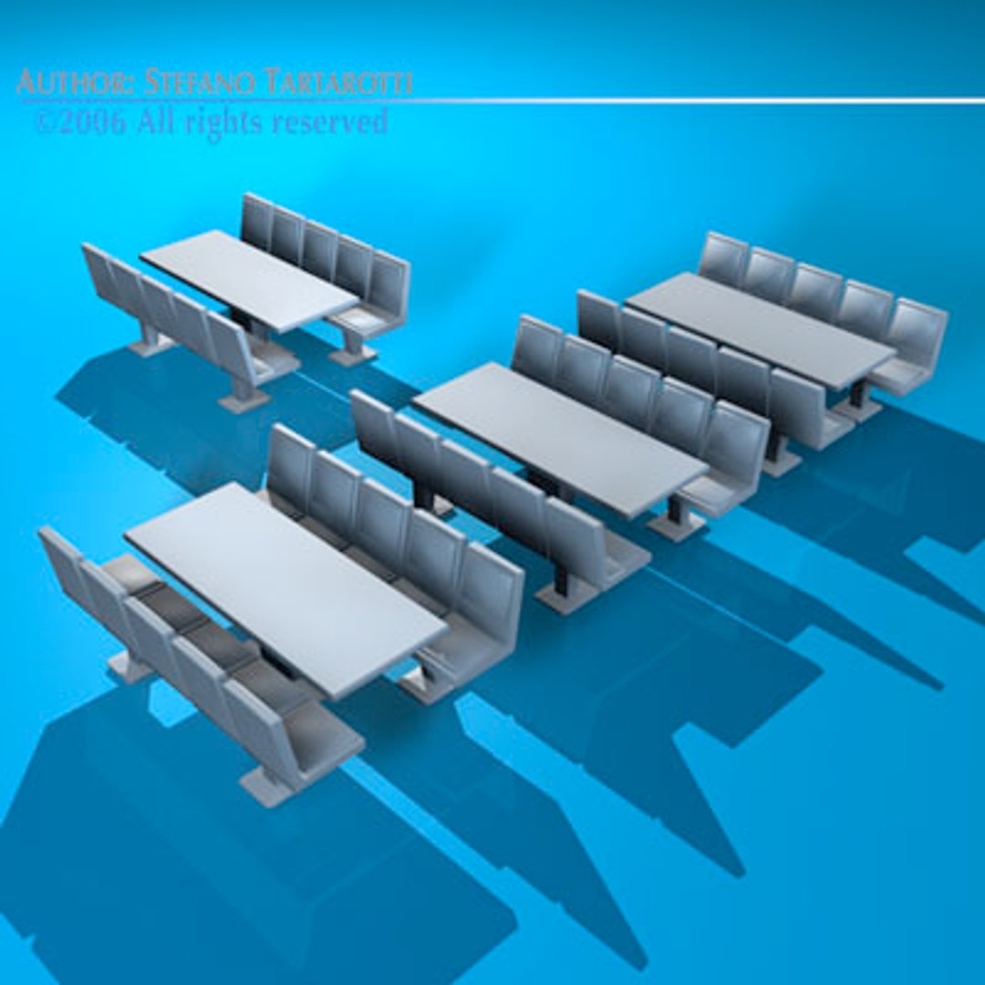 Coffee Restaurant Tables Dxf