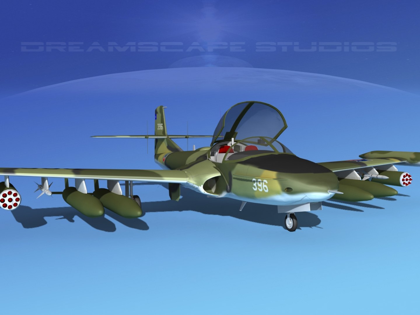 3d Cessna A-37 Dragonfly