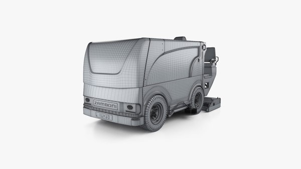 Zamboni Modell 650 Elektrische Eisbearbeitungsmaschine 3D-Modell ...