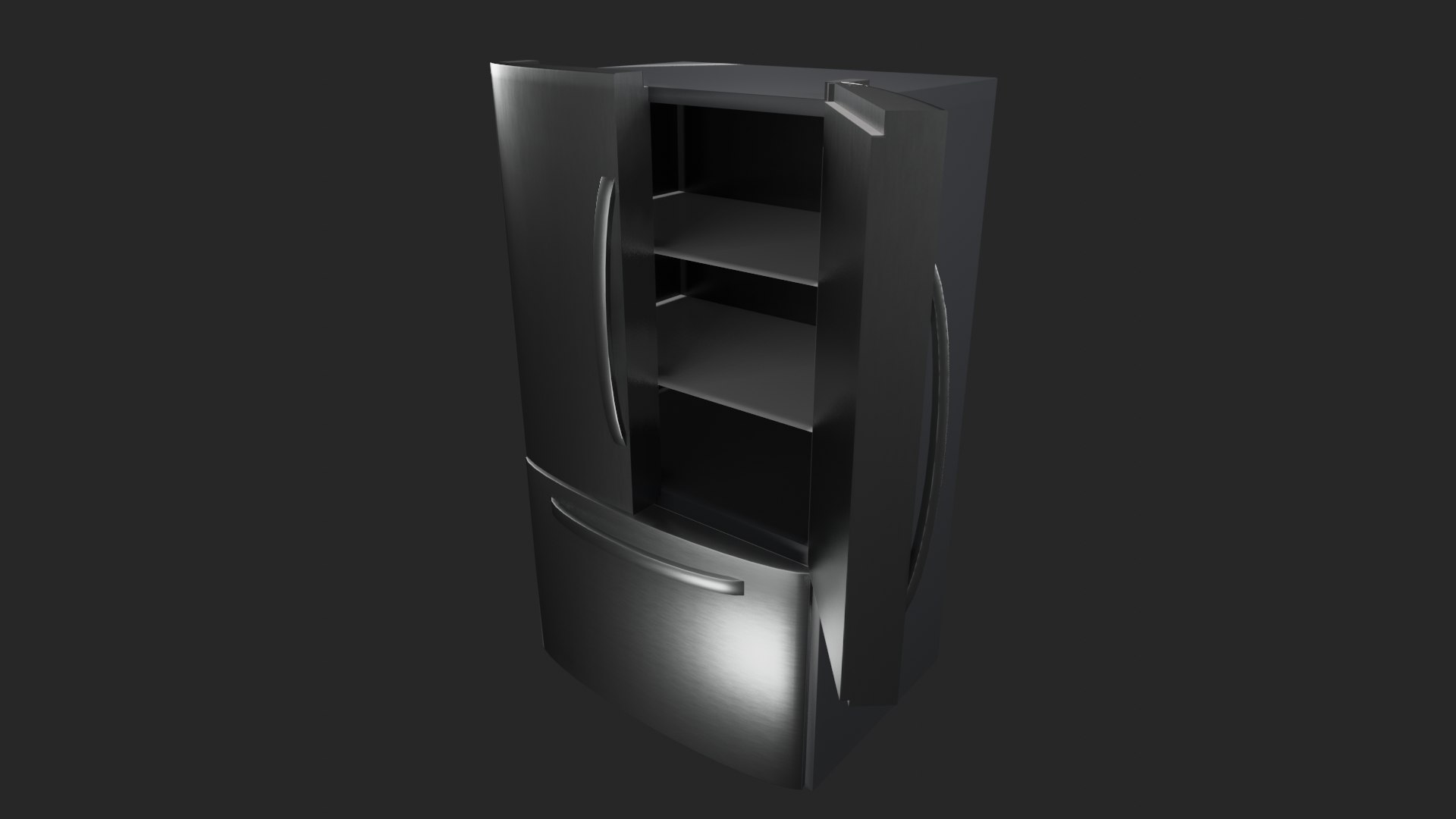3D Refrigerator Lowpoly And PBR 3D Model - TurboSquid 2169949