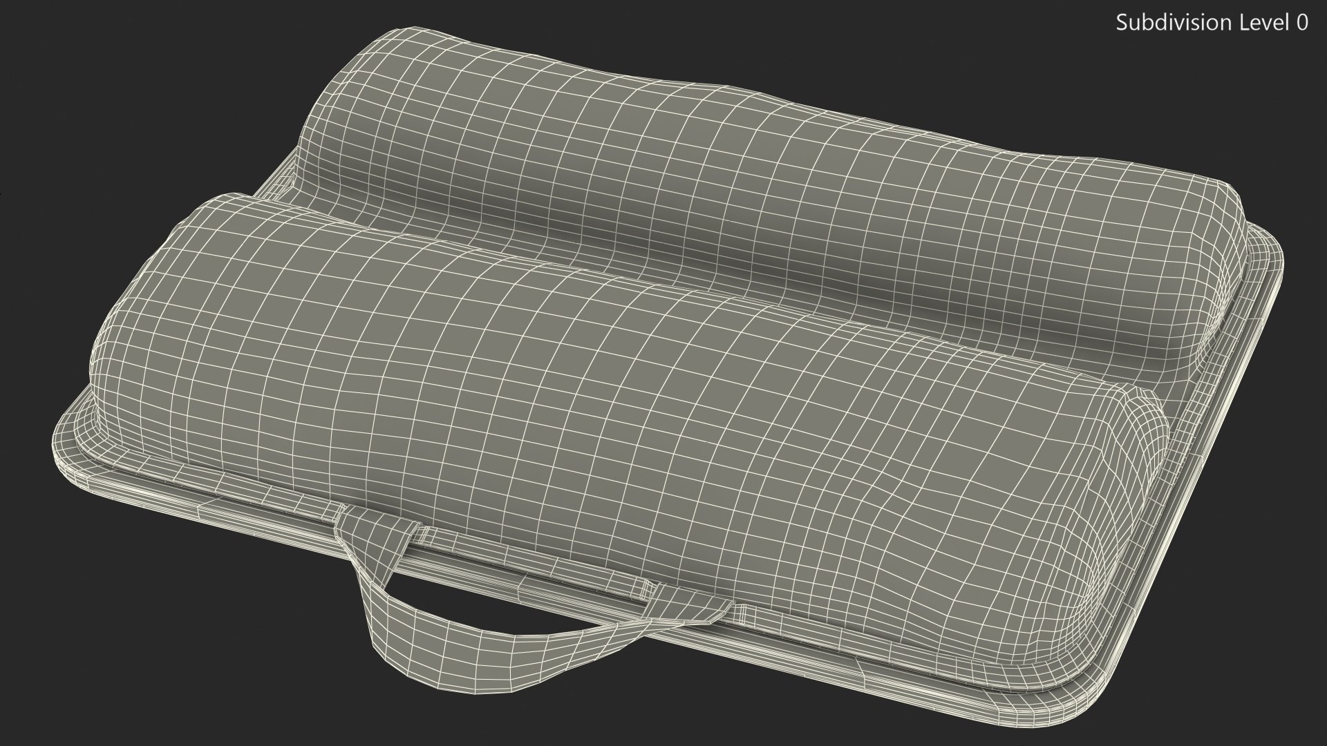 Compact Lap Desk Black 3D Model - TurboSquid 1980641