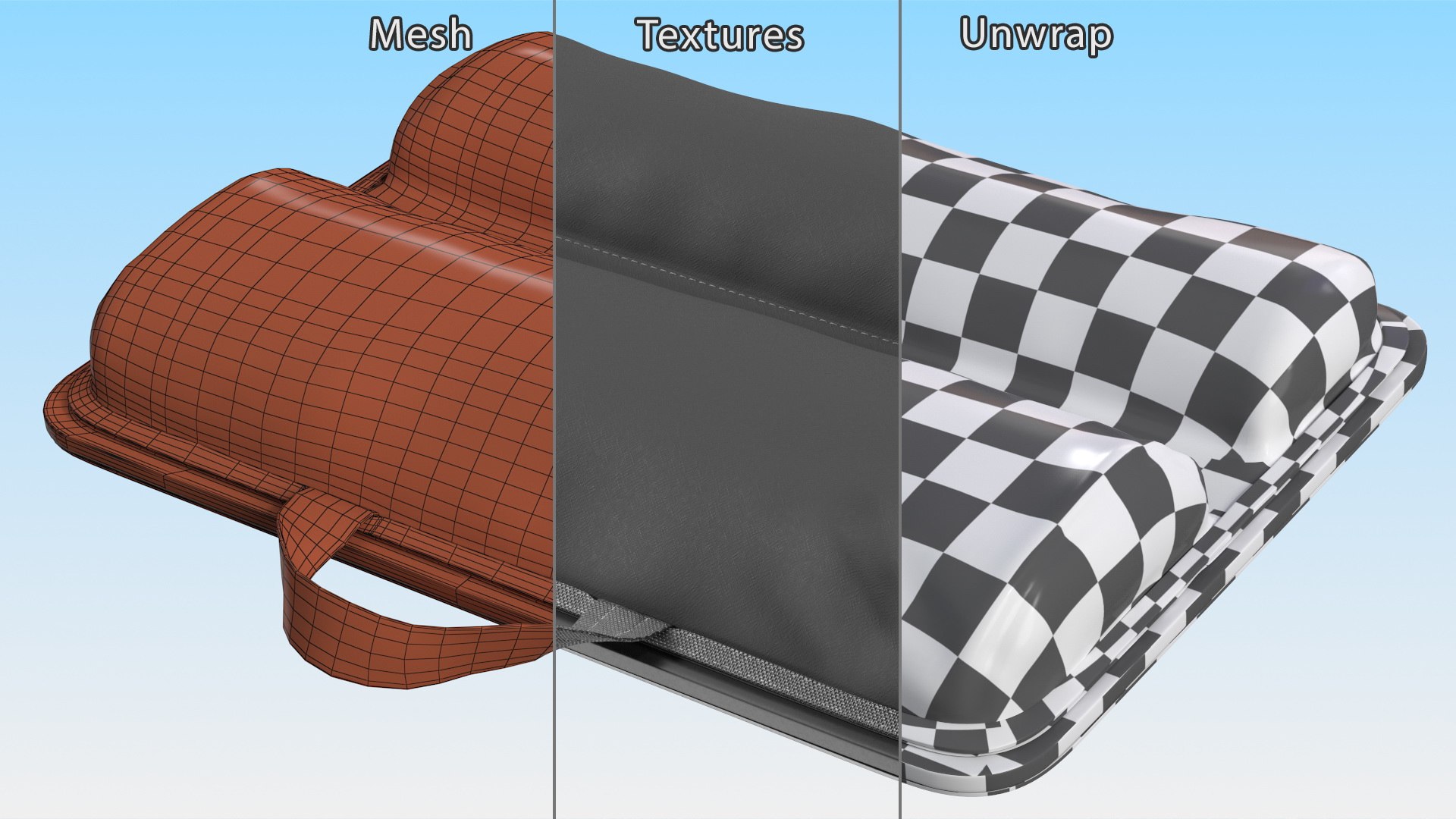 Compact Lap Desk Black 3D Model - TurboSquid 1980641