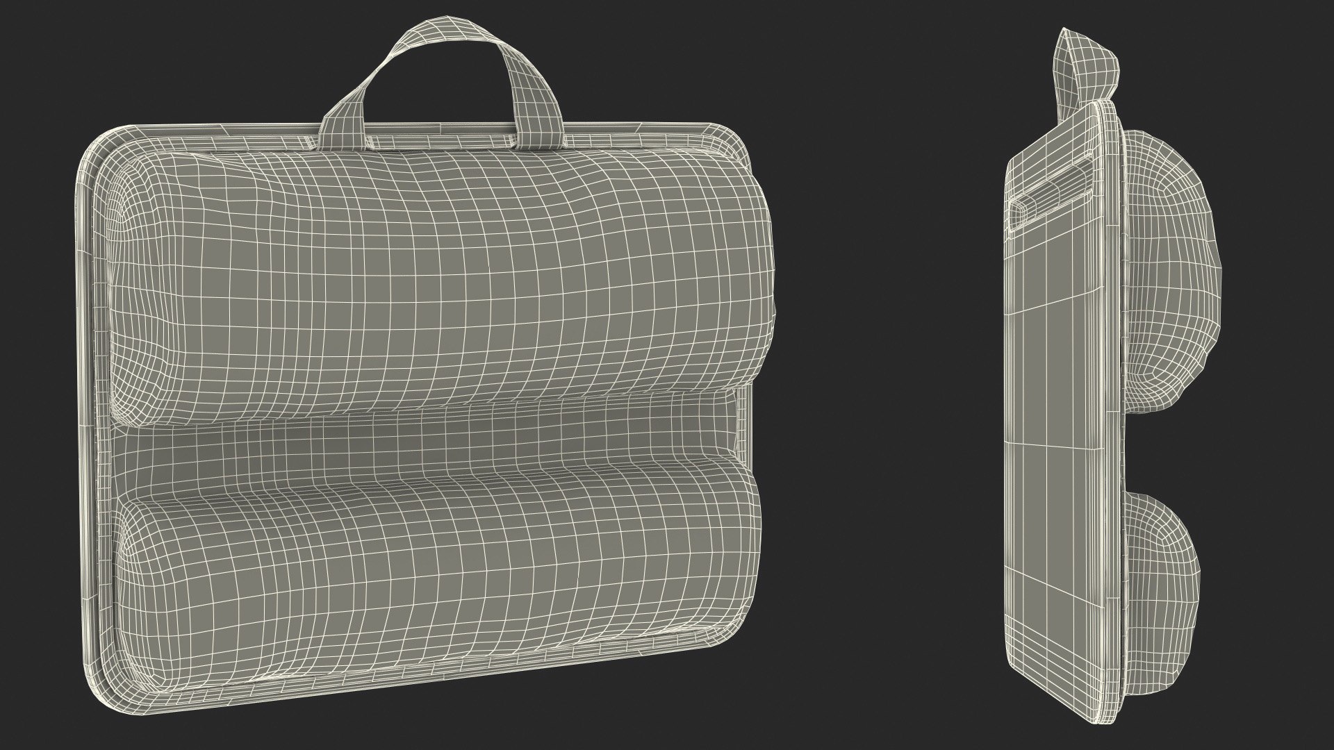 Compact Lap Desk Black 3D Model - TurboSquid 1980641