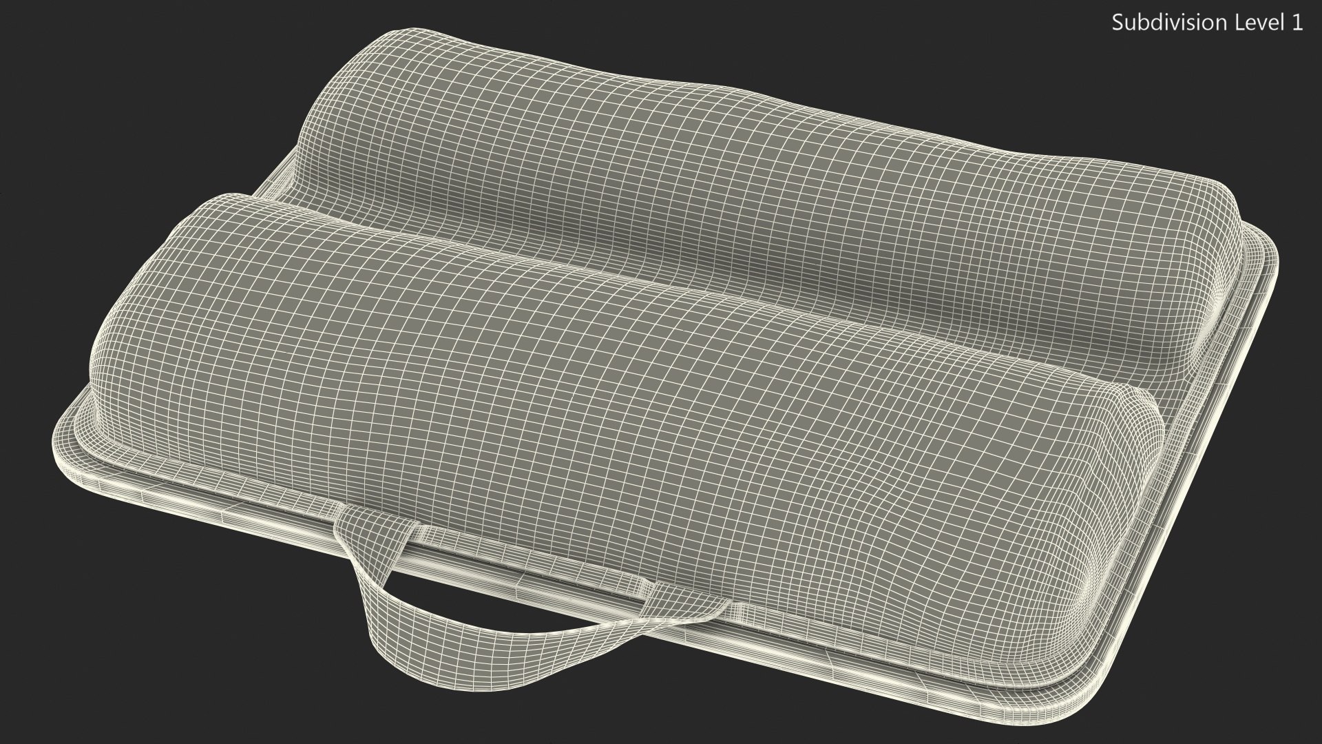 Compact Lap Desk Black 3D Model - TurboSquid 1980641