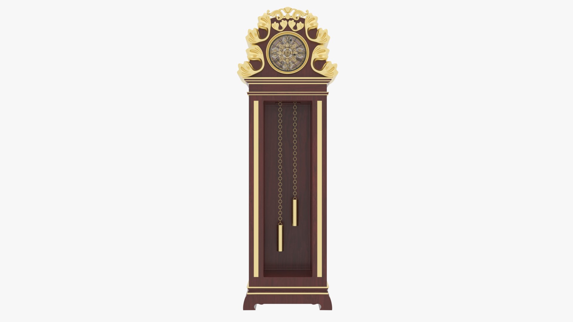 Old Antique Clock 3D Model - TurboSquid 1809616