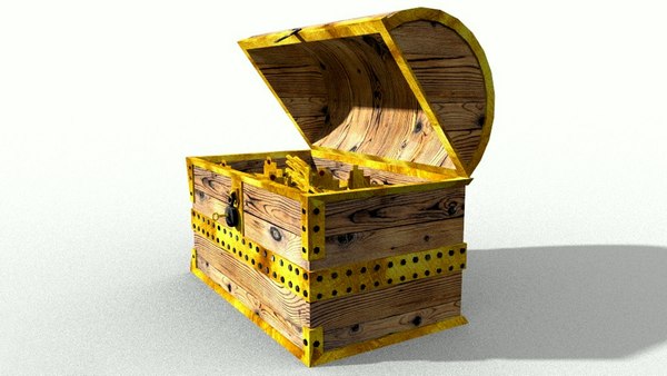 Treasure chest 3D model - TurboSquid 2039149